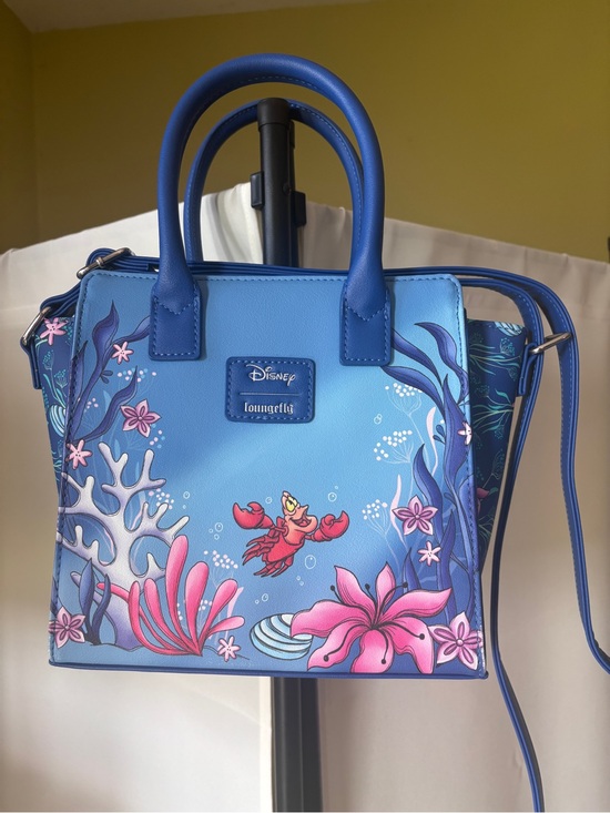 Loungefly | Bags | Loungefly Blue Under The Sea Coral Reef Satchel ...